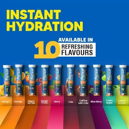 Beat dehydration with ease with Fast&Up Reload electrolyte - KULFIY.COM